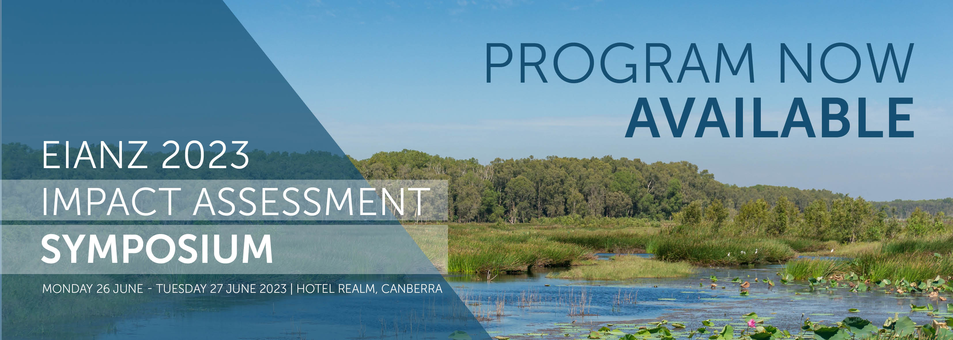 EIANZ 2023 Impact Assessment Symposium - Environment Institute of ...