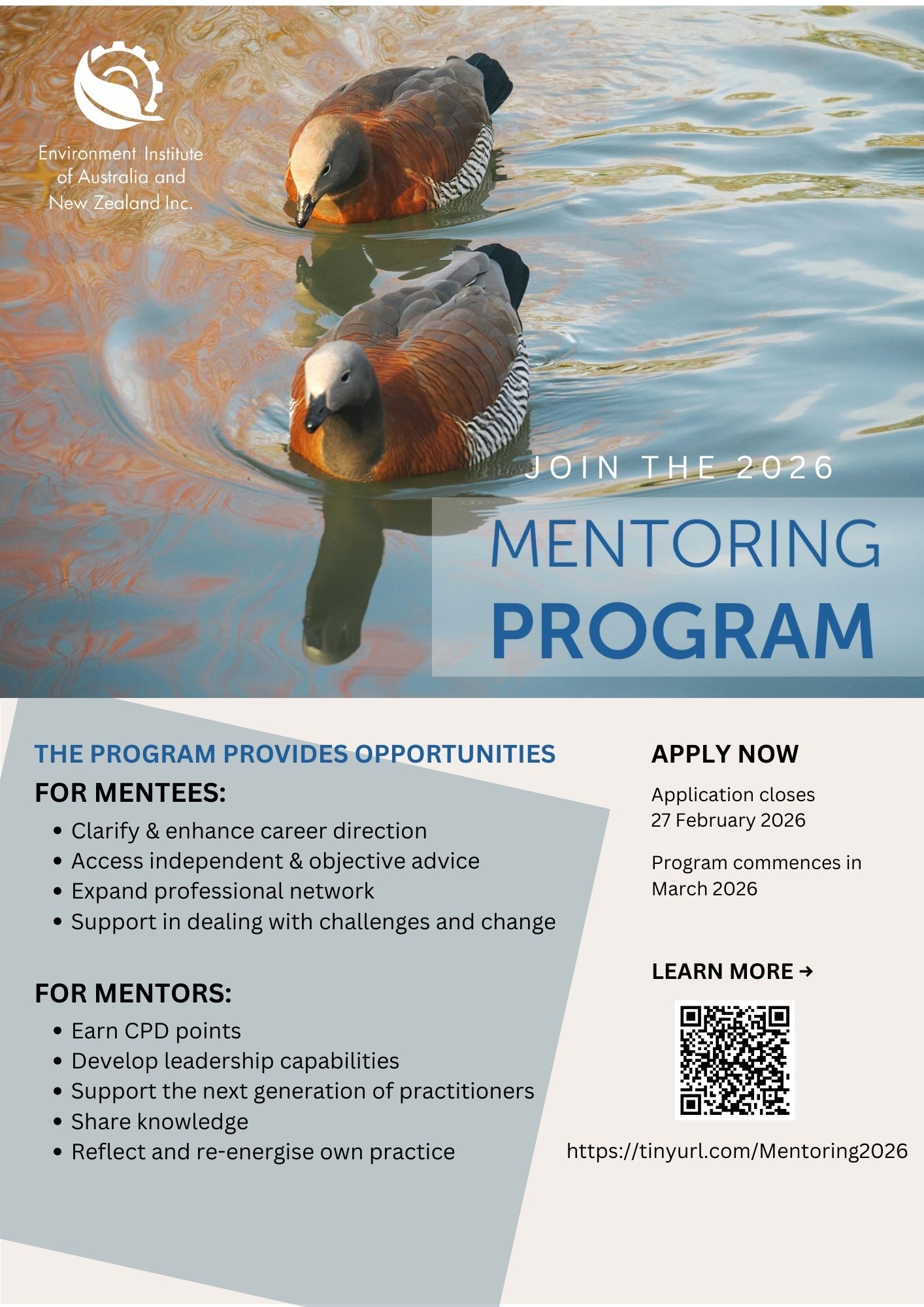 WA Division | 2026 Mentoring Program - Environment Institute of ...